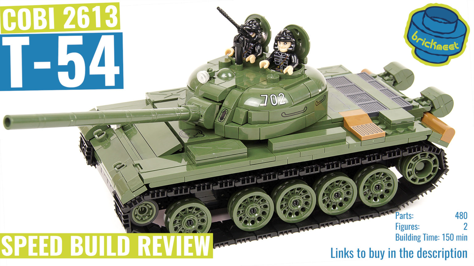 COBI 2563 - M26 Pershing & M5 Gun Executive Edition (Speed Build Review ...
