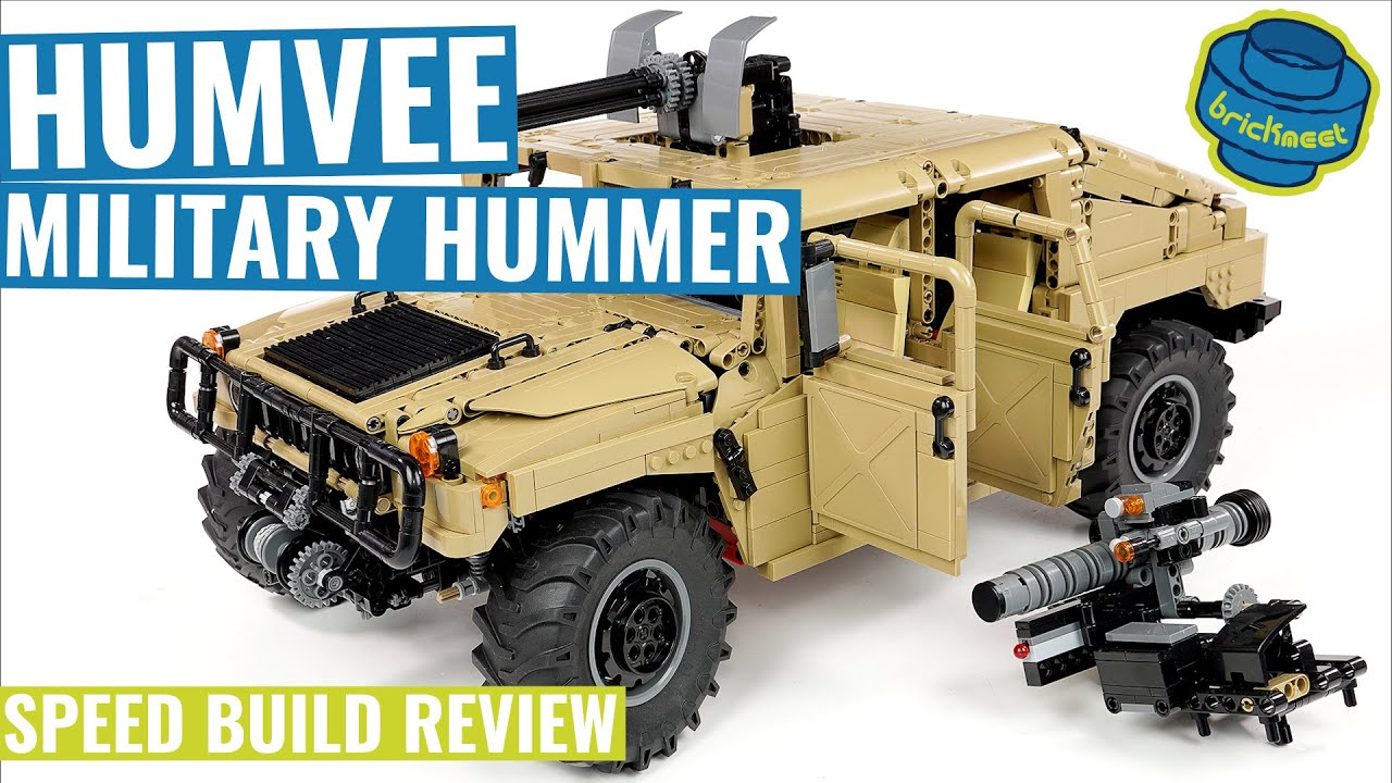 CaDA C61036 - GIANT 1:8 HUMVEE (Speed Build Review) - BrickMeet EN