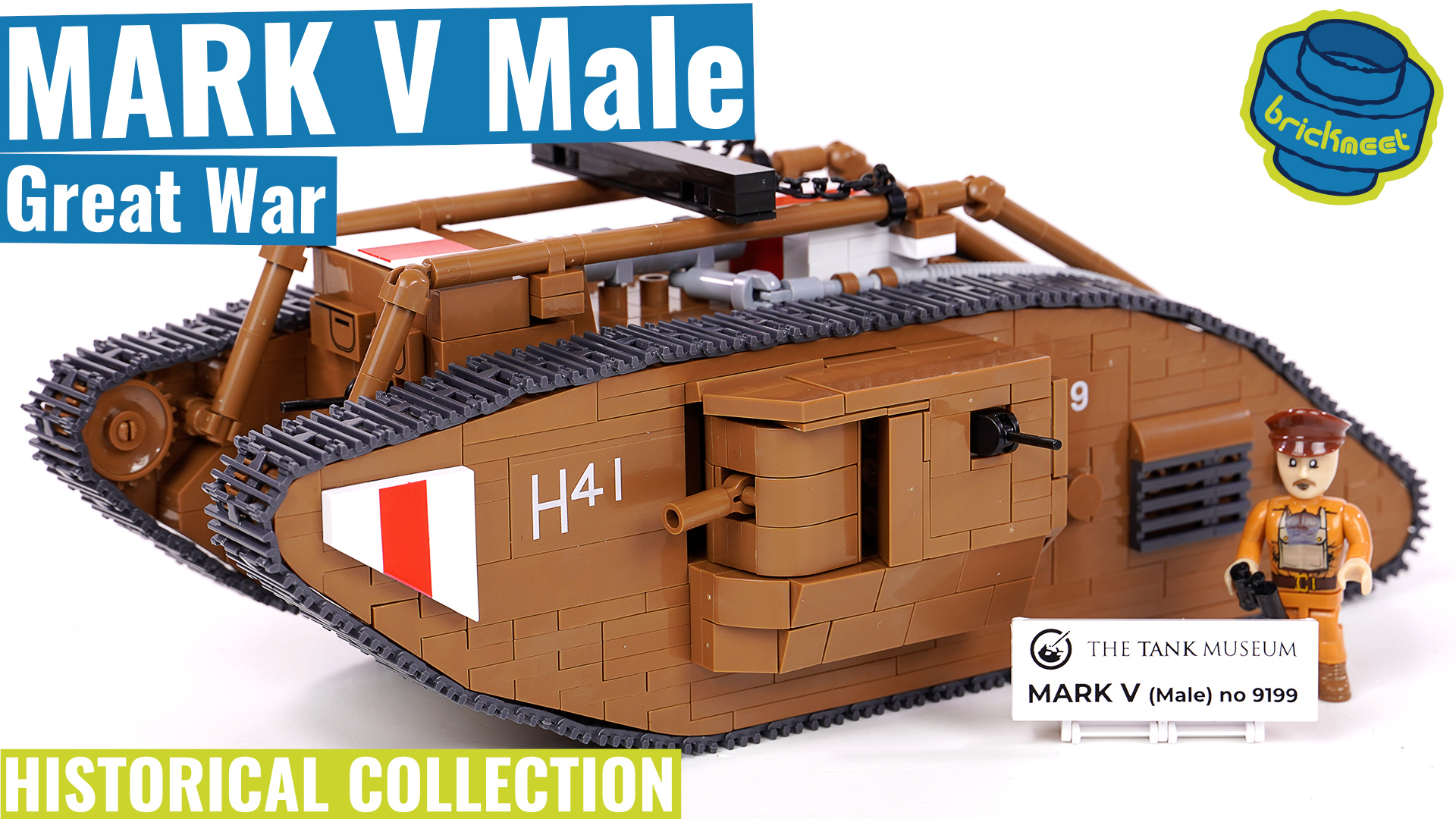 COBI 2984 - Mark V Male (Speed Build Review) - BrickMeet EN