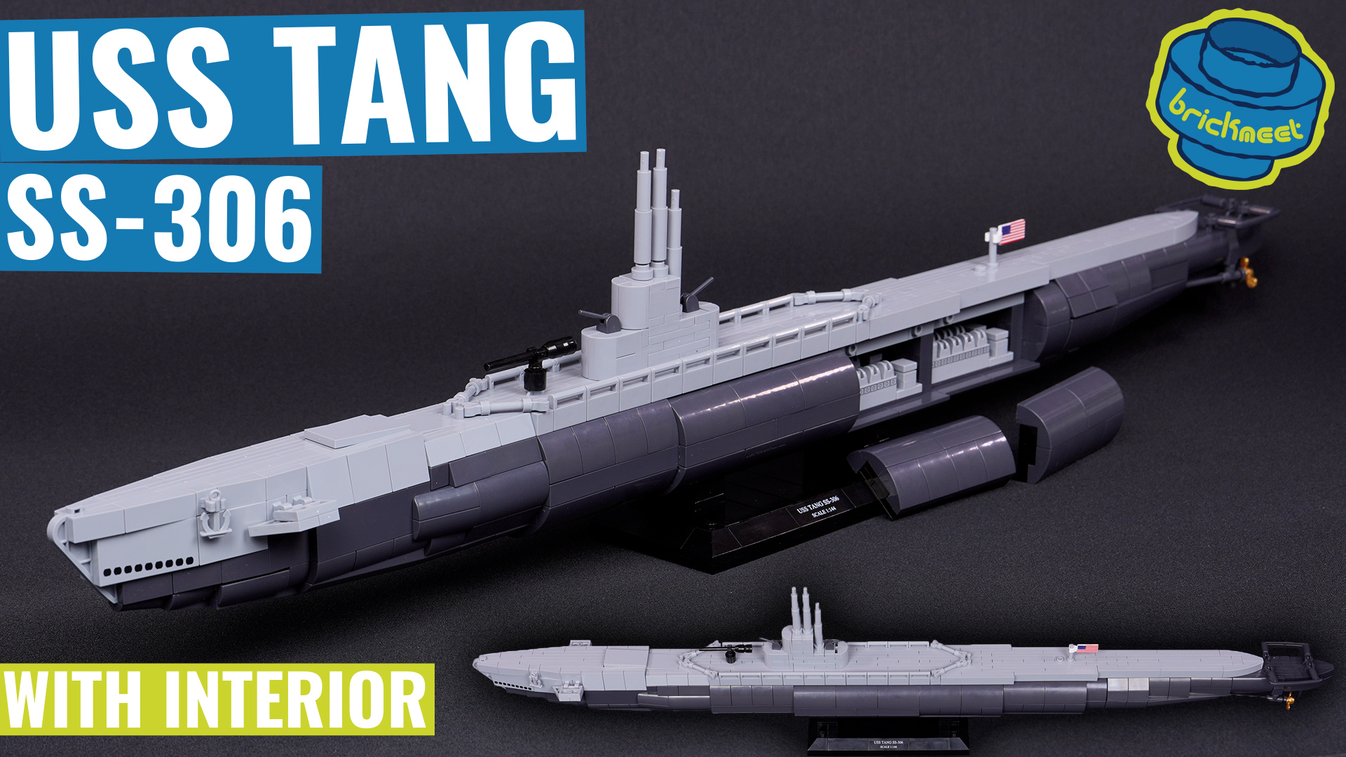 COBI 4831 - USS TANG SS-306 (Speed Build Review) - BrickMeet EN