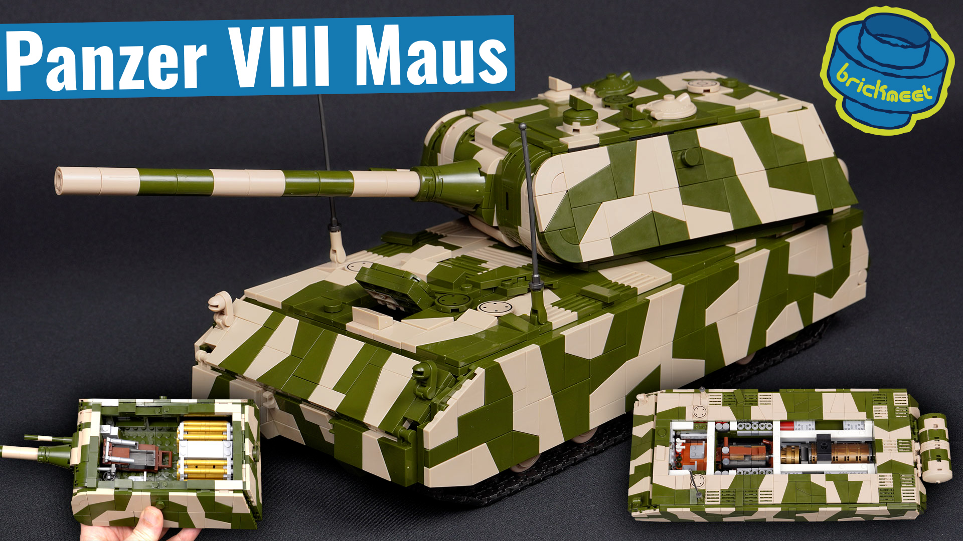 QuanGuan 100234 - Panzerkampfwagen VIII "Maus" (Speed Build Review ...