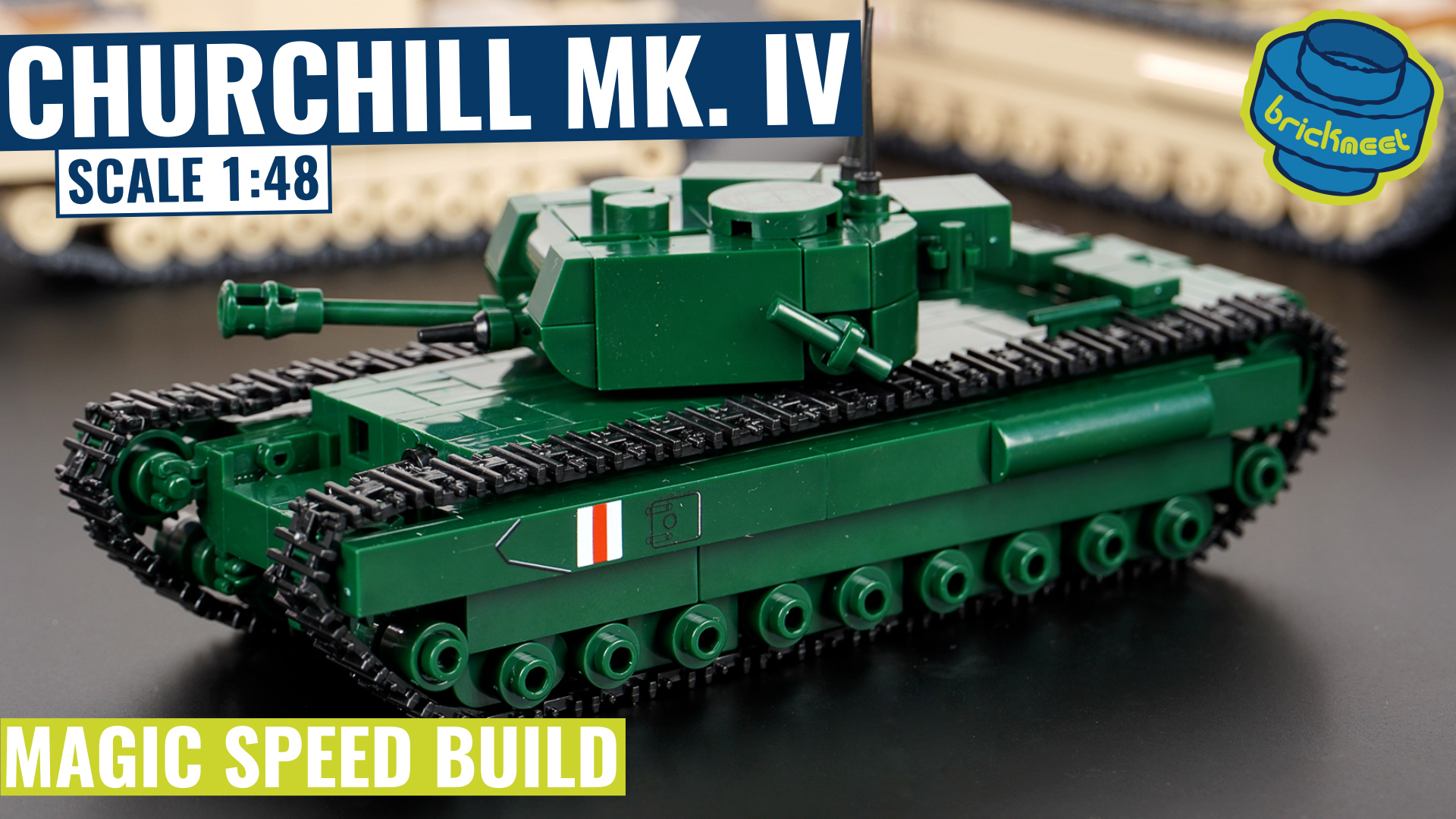 COBI 2717 - Churchill Mk. IV (Speed Build Review) - BrickMeet EN