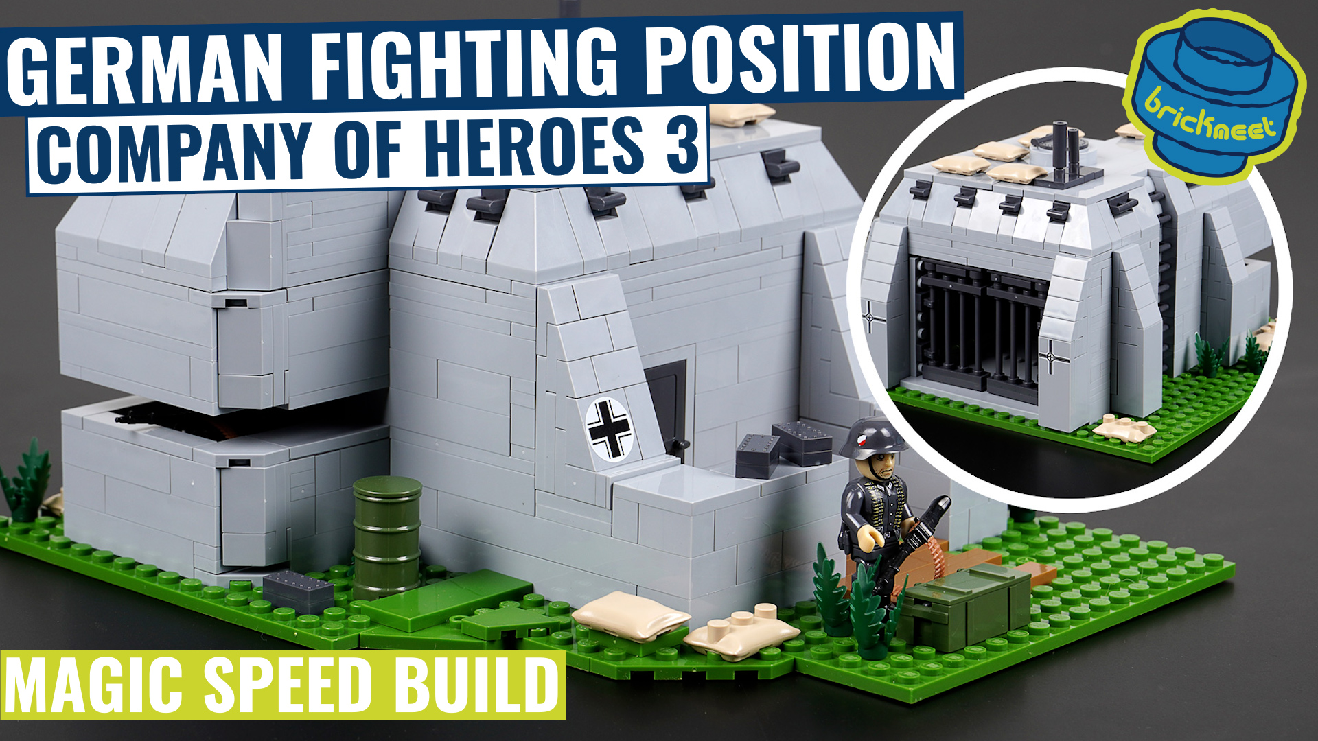 COBI 3043 - German Fighting Position - Company of Heroes 3 (Speed Build ...