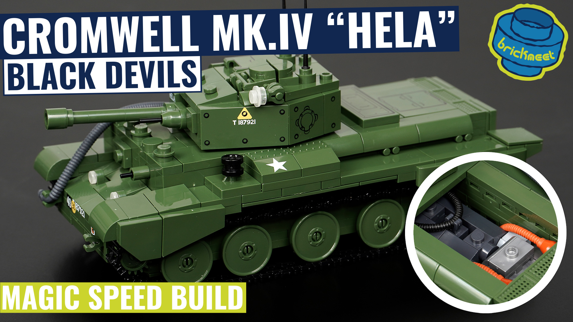 COBI 2269 - Cromwell Mk.IV "HELA" (Speed Build Review) - BrickMeet EN