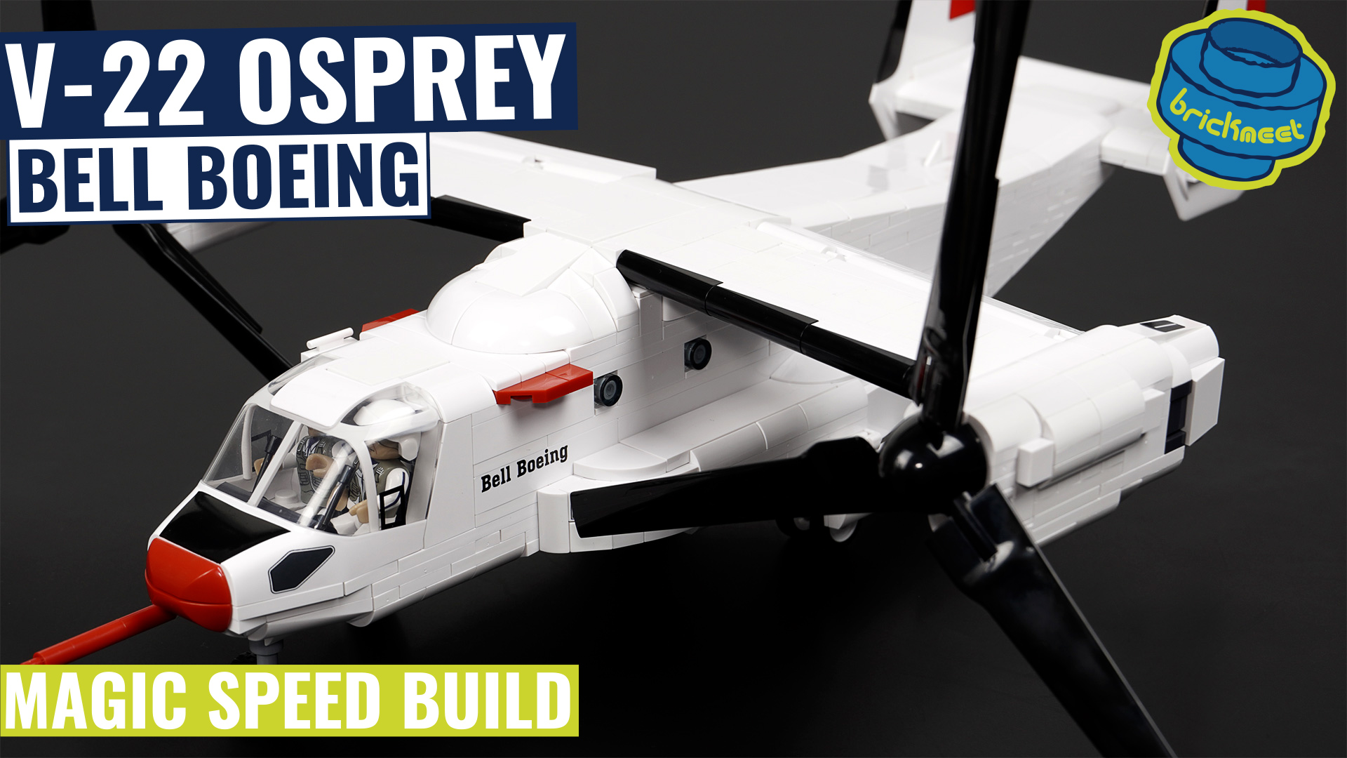 COBI 5835 - First Flight Edition V-22 Osprey Bell Boeing (Speed Build ...