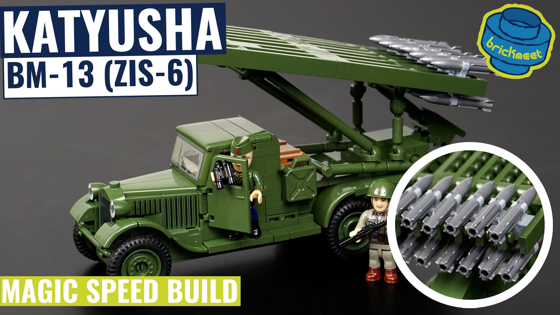 COBI 2280 - Katyusha BM-13 ZIS-6 (Speed Build Review) - BrickMeet EN