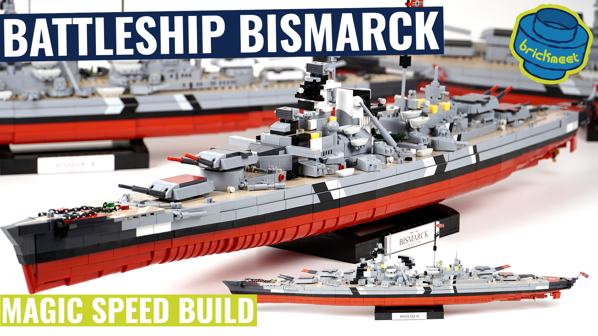 COBI 4841 - Battleship Bismarck (Speed Build Review) - BrickMeet EN