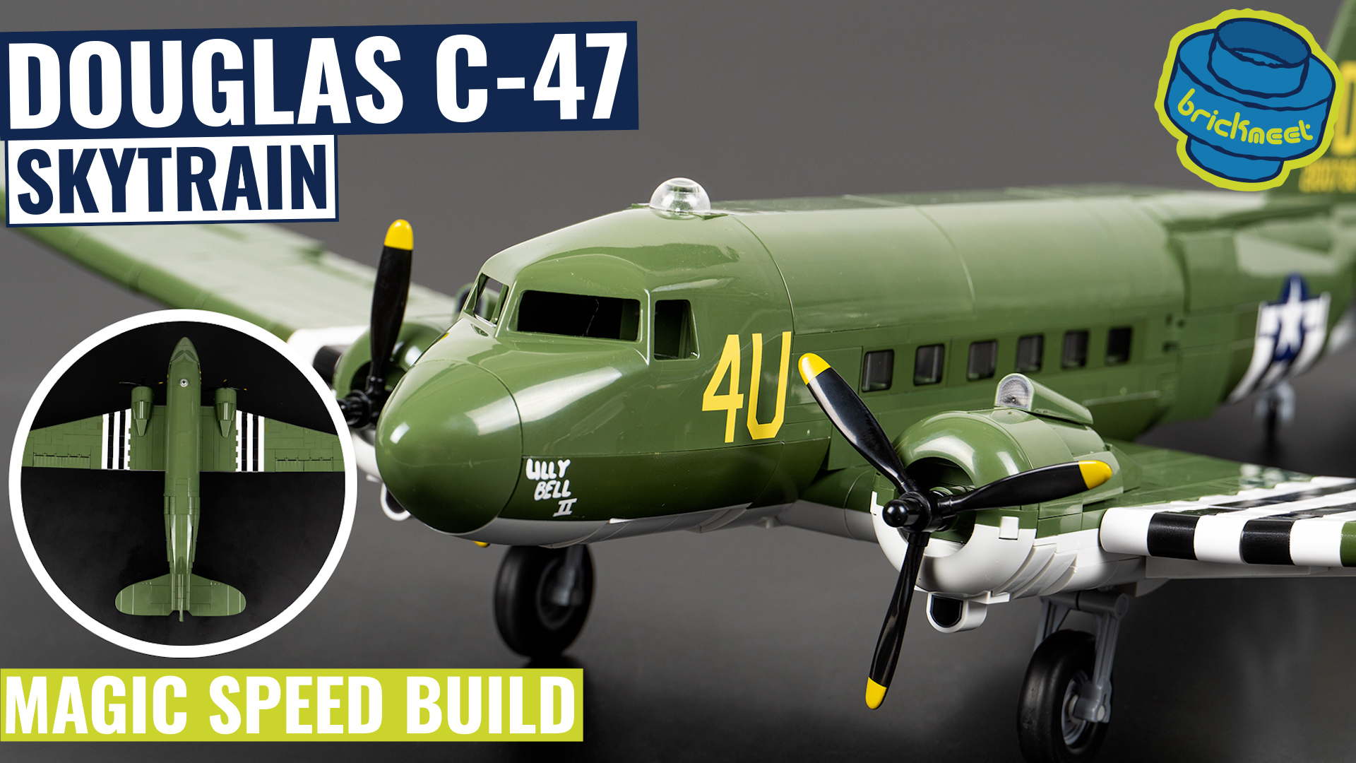COBI 5743 - Douglas C-47 Skytrain Dakota (Speed Build Review ...
