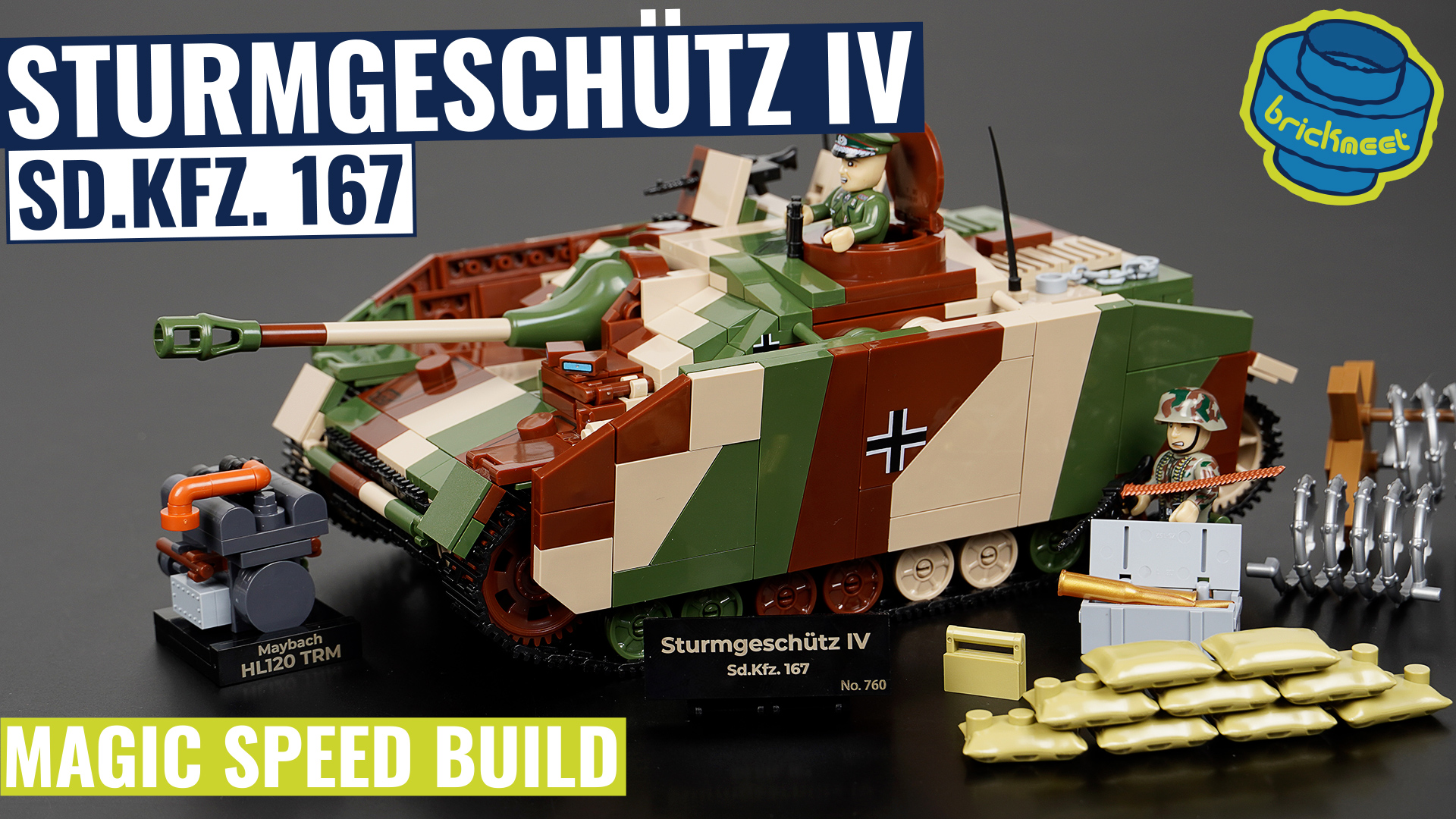 COBI 2575 - Sturmgeschütz IV - StuG 4 - Limited Edition (Speed Build ...