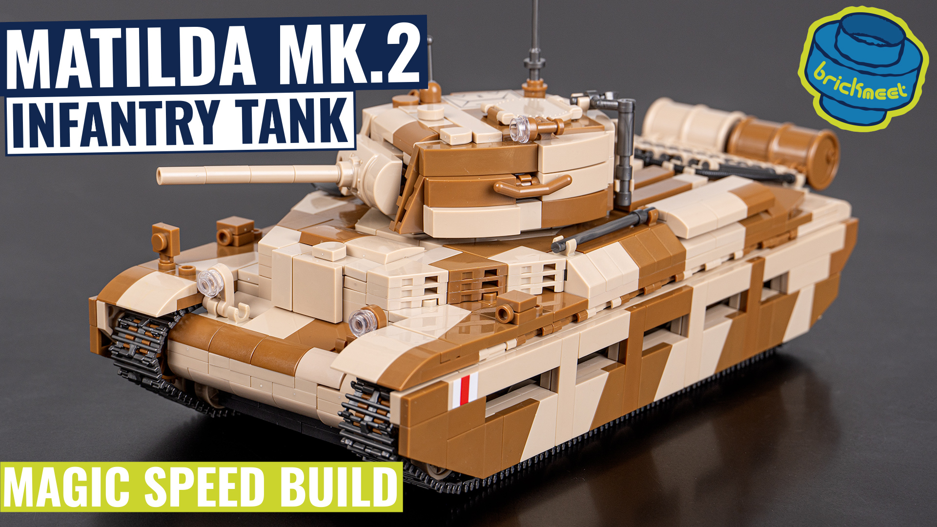QuanGuan 100236 - Matilda Mk.2 Infantry Tank (Speed Build Review ...