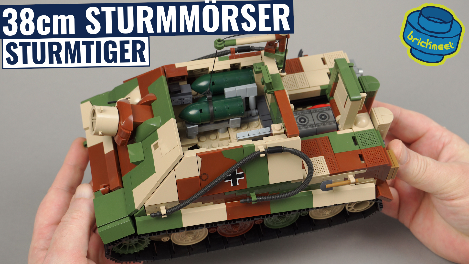 COBI 2585 - 38cm Sturmmörser / Sturmtiger (Speed Build Review ...