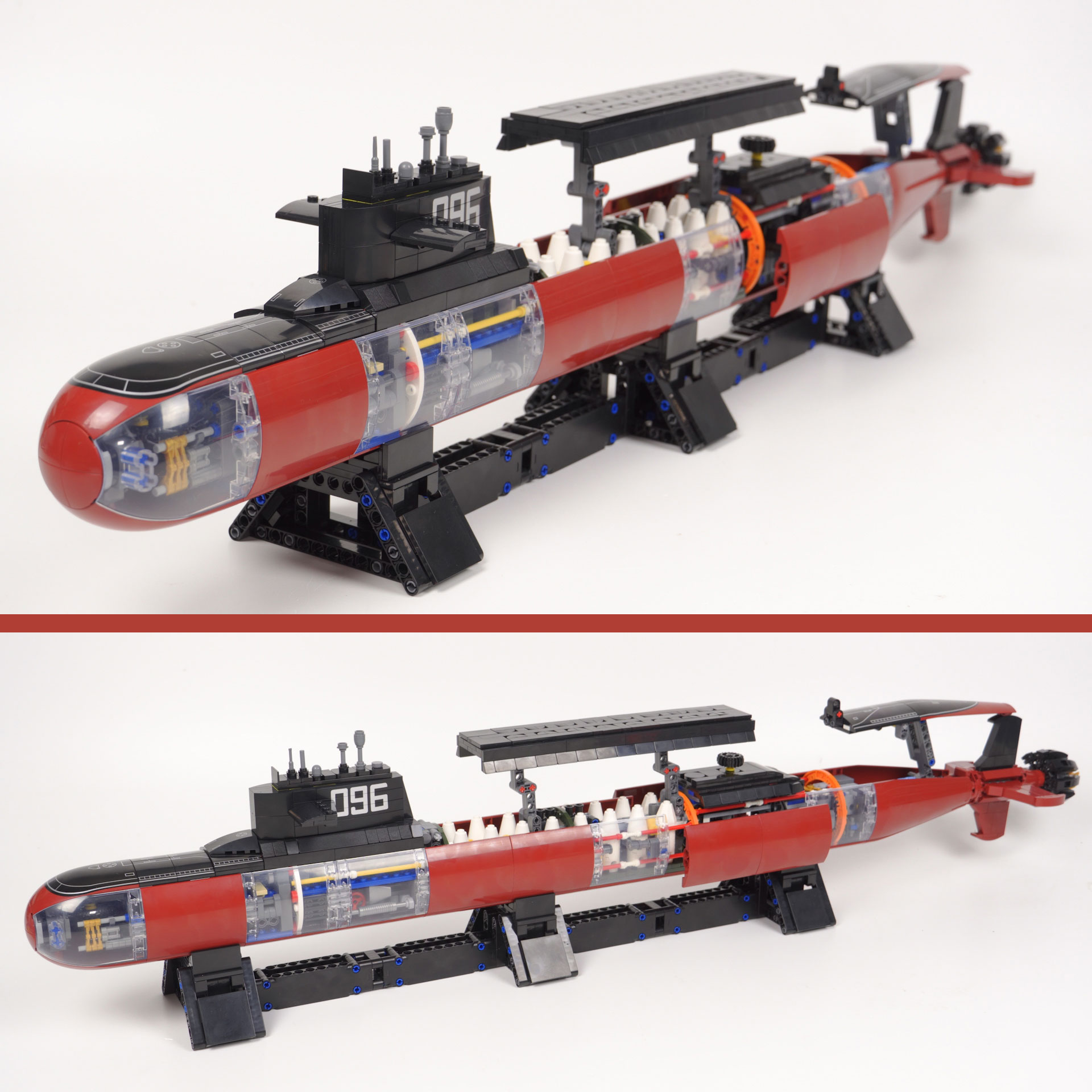 Keepplay 23020 - Nuclear U096 - 88cm Functional Submarine (Speed Build ...