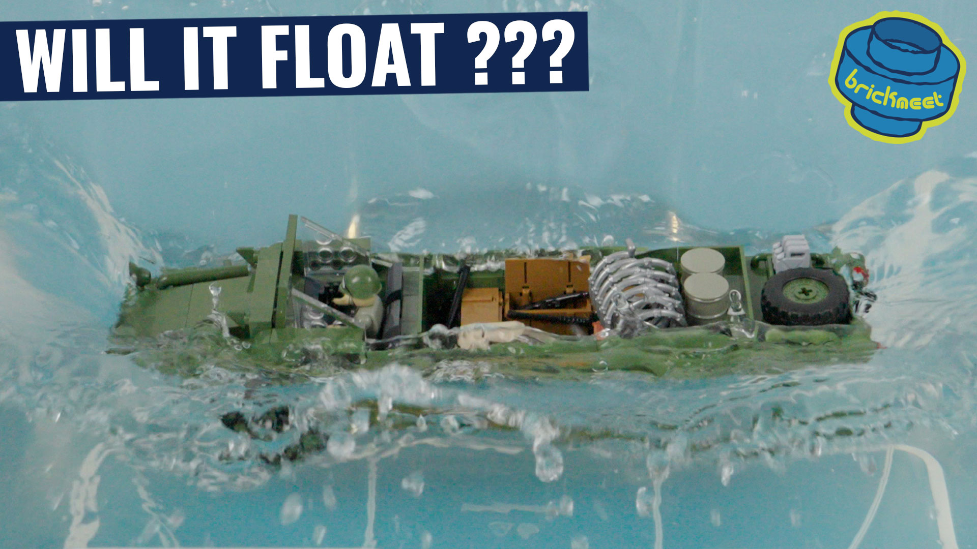 COBI 3110 - DUKW Amphibia (Speed Build Review) - BrickMeet EN