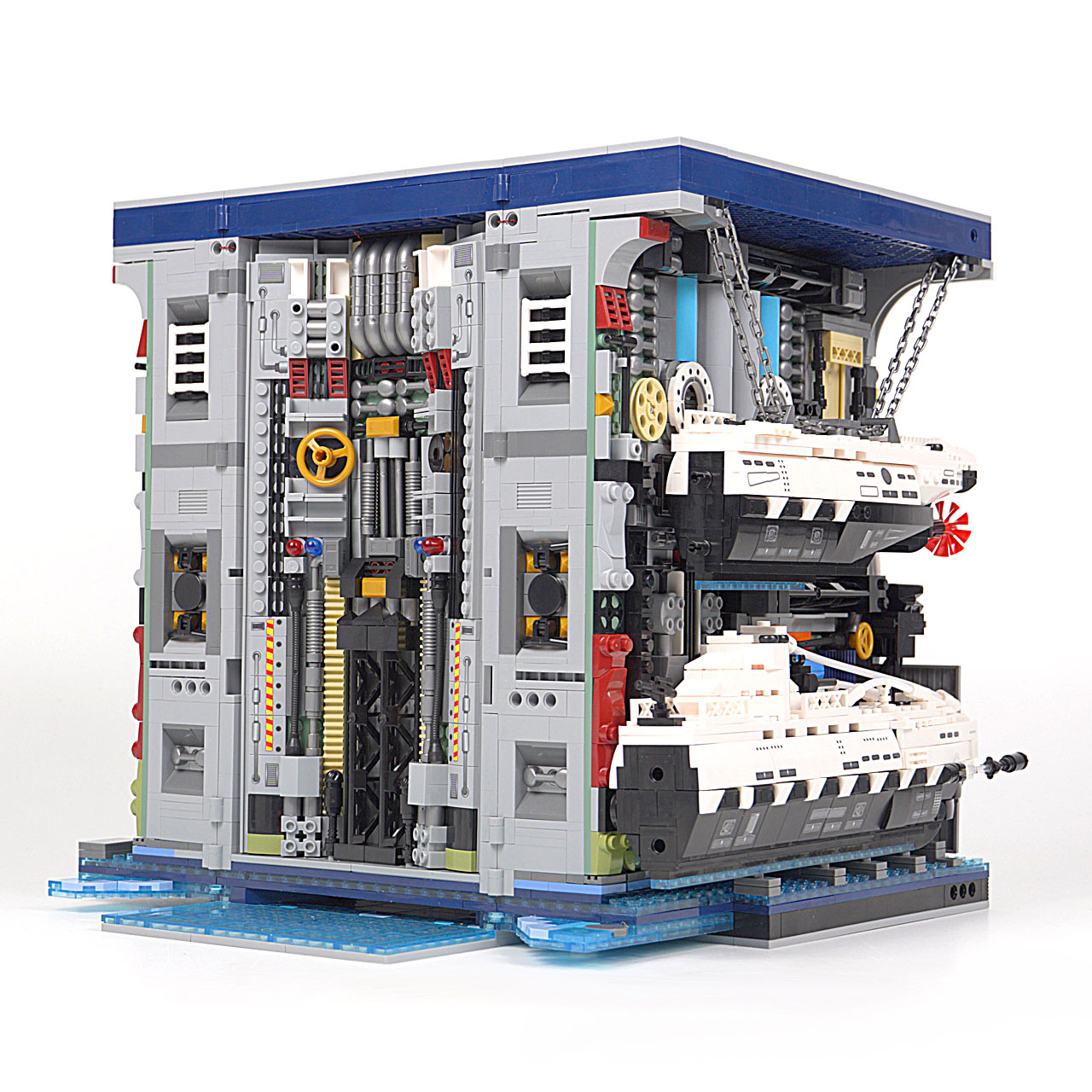 Reobrix 66038 - U-Boat Factory - Book-Style /w Light & 3466 pcs ...