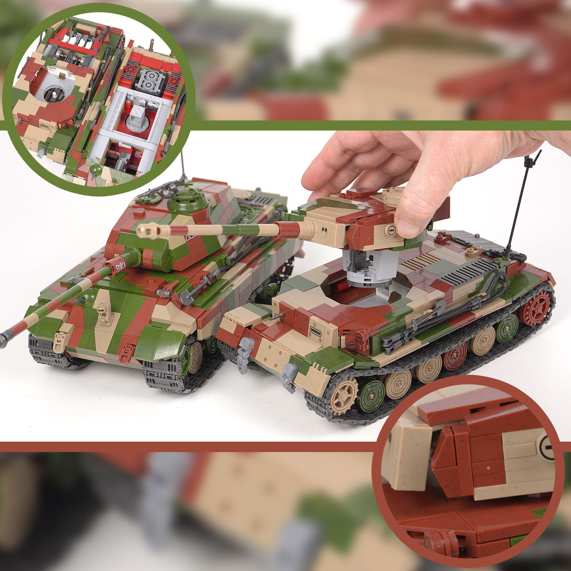 Quan Guan 100300+100302 - Limited Edition Tiger (P) + Tiger II ...