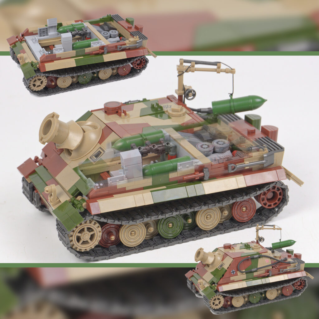 Quan Guan 100315 - Sturmtiger Limited Edition - 38cm Mortar (Speed Build Review) - BrickMeet EN