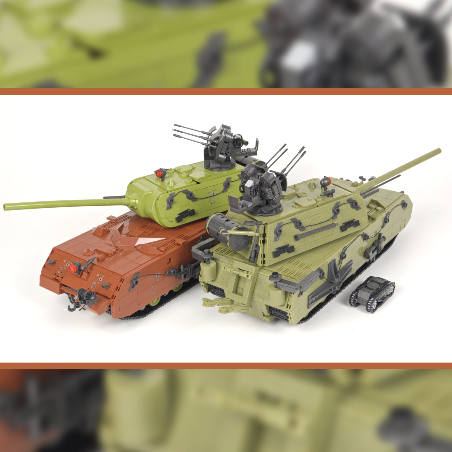 12GO 98001/98002 - Landcruiser Maus (Speed Build Review) - BrickMeet EN