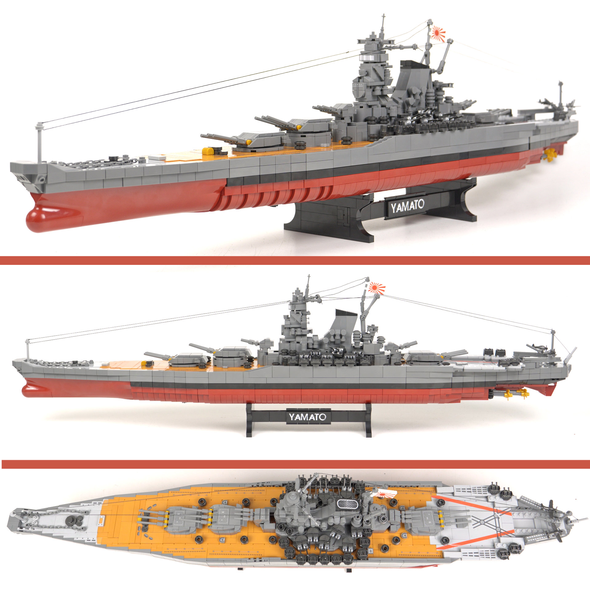 MISINI M7001 - Yamato Battleship (Speed Build Review) - BrickMeet EN