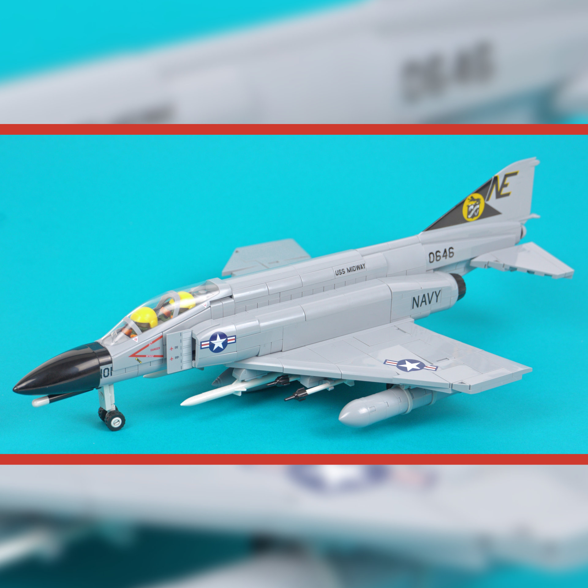 COBI 5897 - F-4 Phantom II (Relaxed Build) - BrickMeet EN