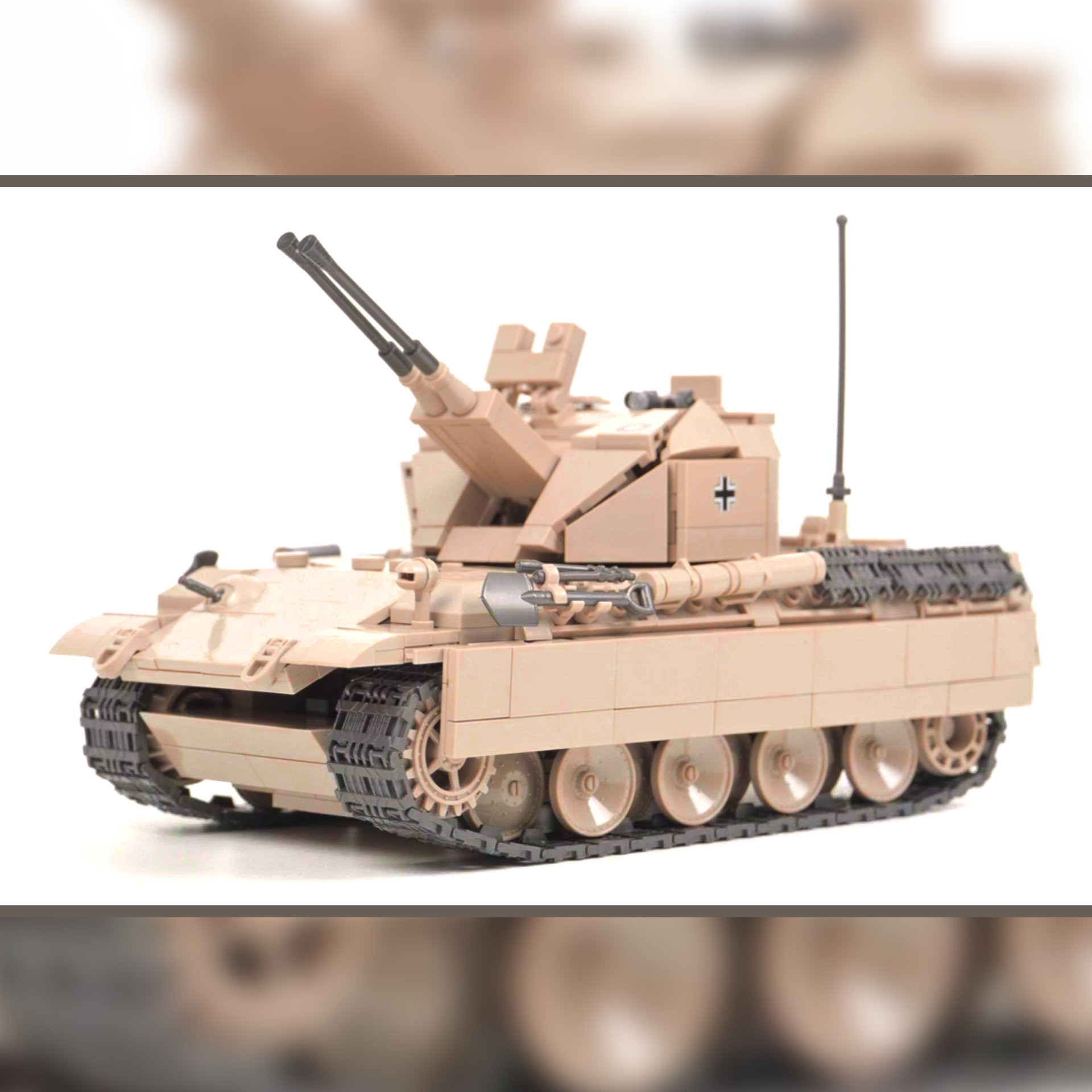 QuanGuan 100303 - Flakpanzer V COELIAN (Speed Build Review) - BrickMeet EN