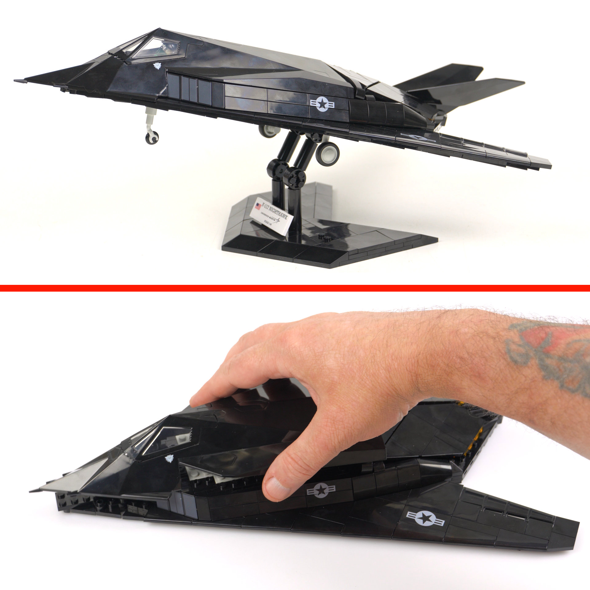 COBI 5903 - F-117 Nighthawk (Speed Build Review) - BrickMeet EN
