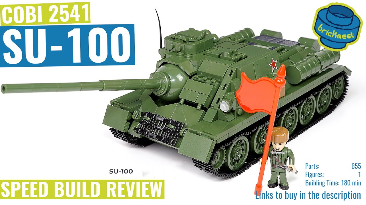 COBI 2541 SU-100 - Speed Build Review - BrickMeet EN